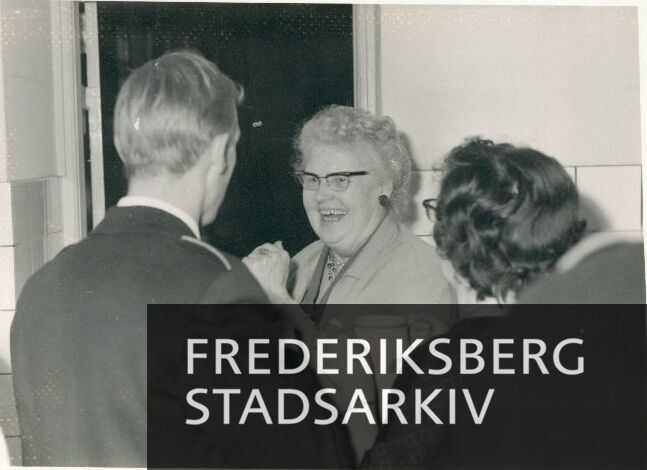 Brandmand nr. 102 Preben Hansen og rengøringsdamerne Agnes Christensen ...