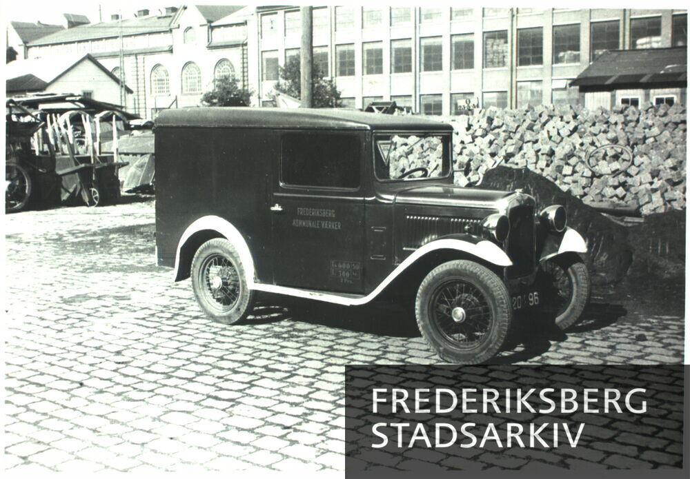 Varevogn på kommunens materielplads - kbhbilleder.dk