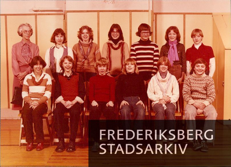 Skolen på Godthåbsvej, 8. Bb, 1977-1978. Lærerinden: Bodil Madsen ...