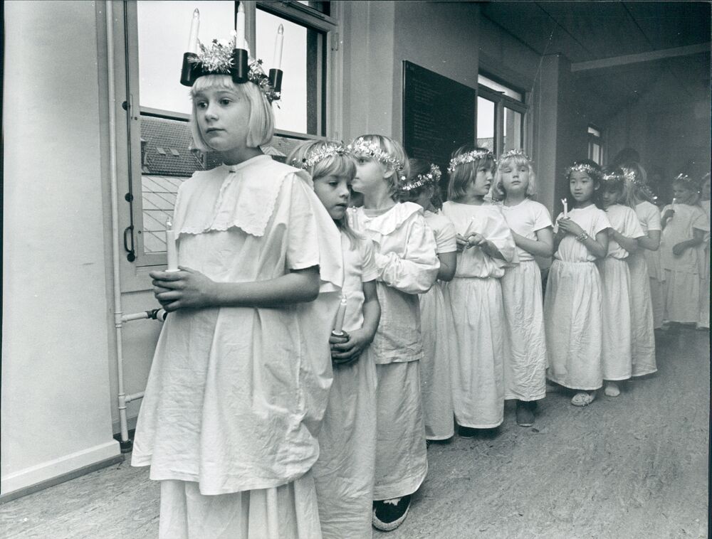 Lucia-optog på Rådhuset - kbhbilleder.dk