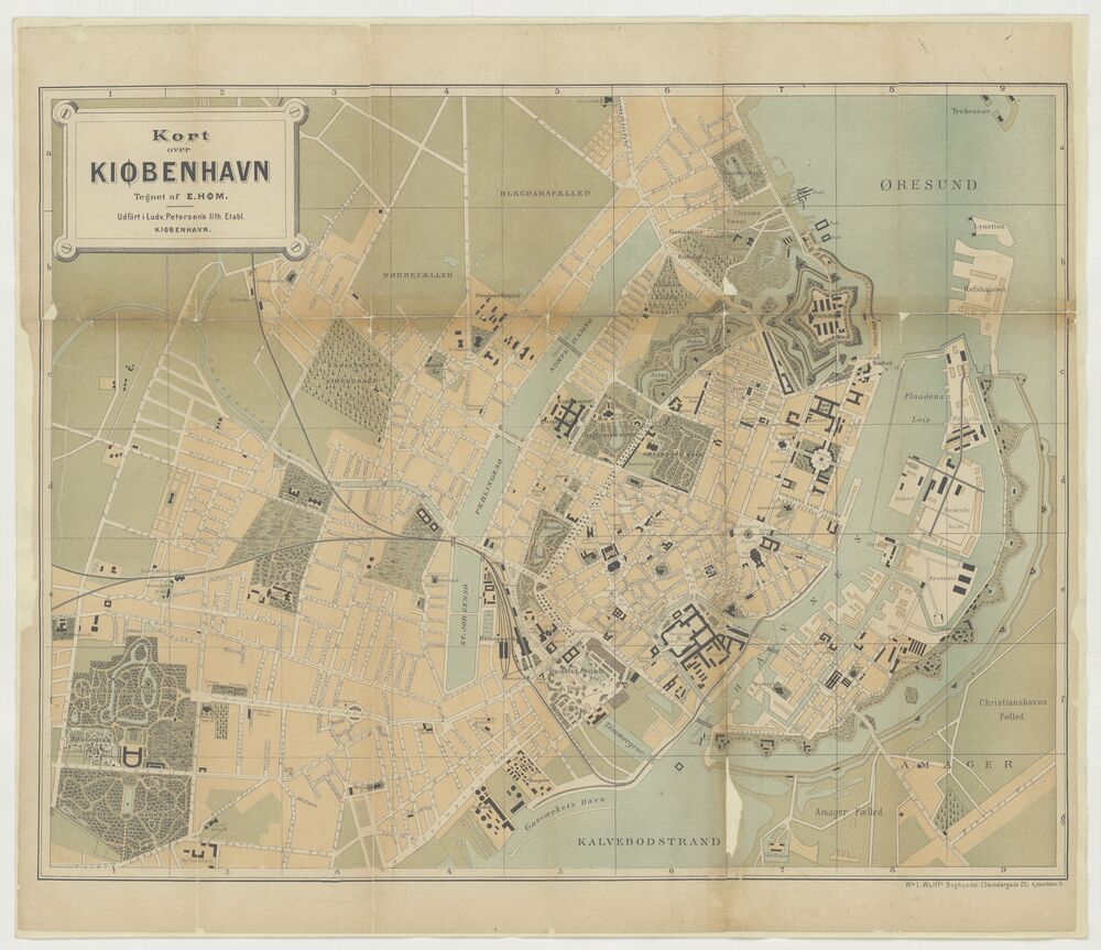 Kort over København - kbhbilleder.dk