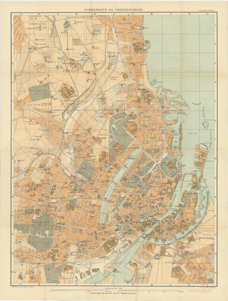 Kort over København - kbhbilleder.dk