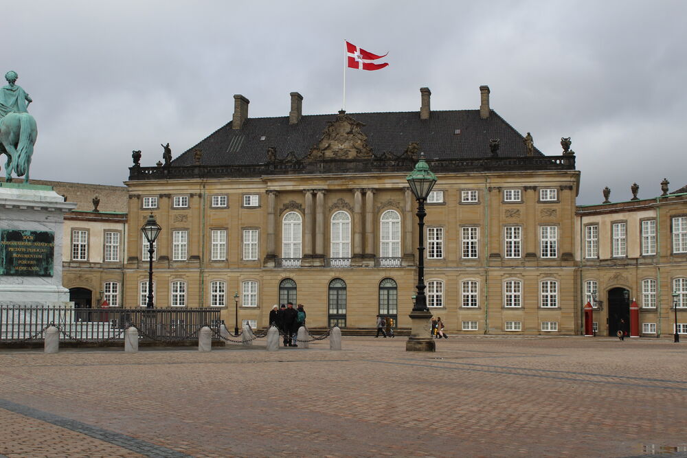 Amalienborg Slotsplads - kbhbilleder.dk