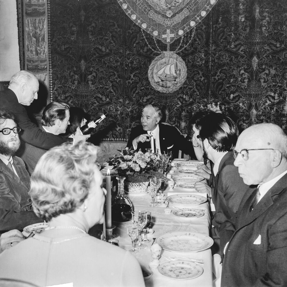 Middag efter Borgerrepræsentationens første møde - kbhbilleder.dk