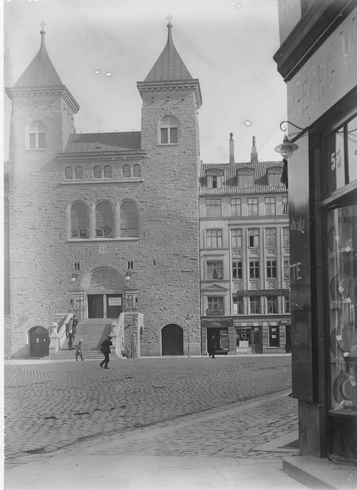 Vesterbro Torv. Eliaskirken - kbhbilleder.dk