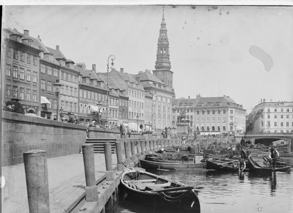 Gammel Strand mod Højbro. - kbhbilleder.dk