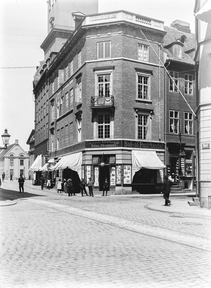 Hjørnet af Nørregade og Skindergade - kbhbilleder.dk