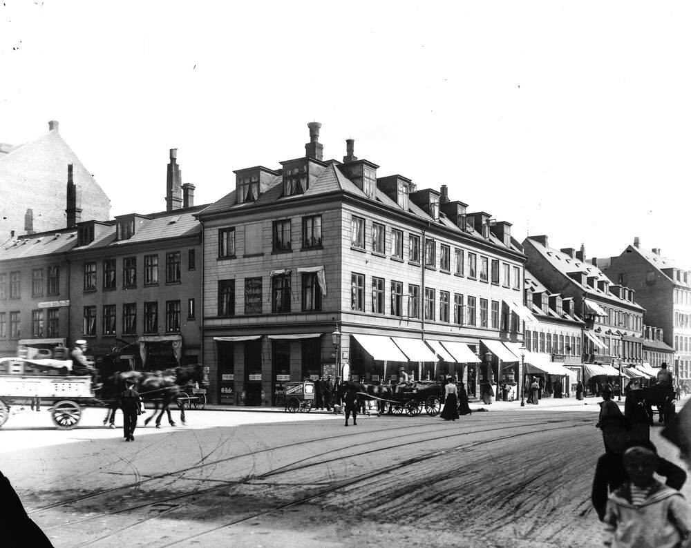 Hjørnet af Værnedamsvej og Vesterbrogade - kbhbilleder.dk