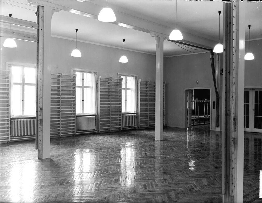 Ny gymnastiksal, Nyboder skole - kbhbilleder.dk